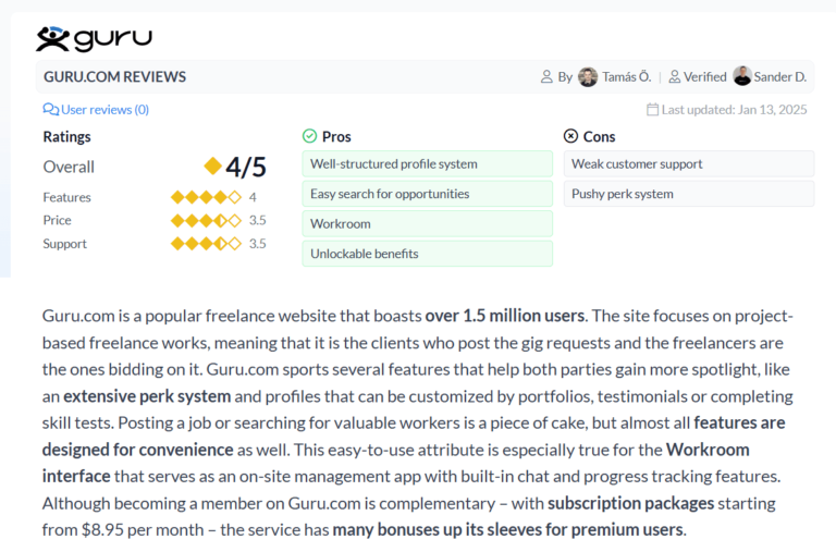 Guru.com Review 2025: Is Guru Legit and Worth Using?